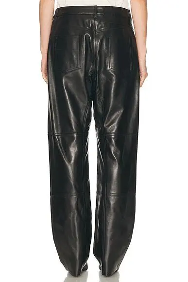 JIL SANDER 115 Leather Trousers