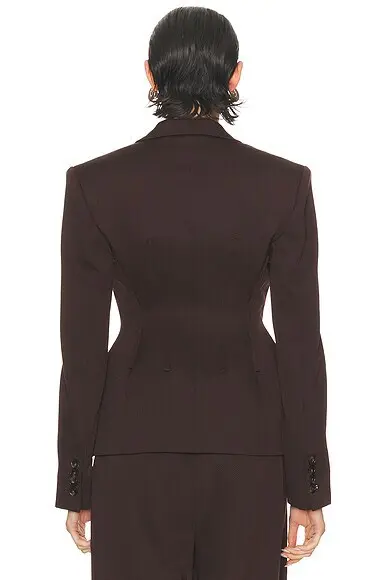 Stella McCartney Twill Tailoring Molded Jacket