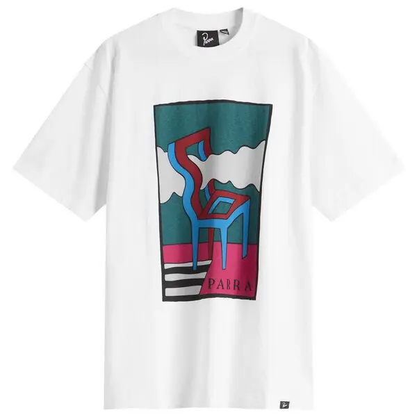 PARRA Smoke Chair T-shirt - White