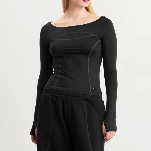 On X Fka Twigs Studio Long Sleeve Top - Black