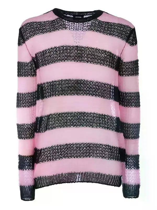 We11Done Striped Mohair Sweater