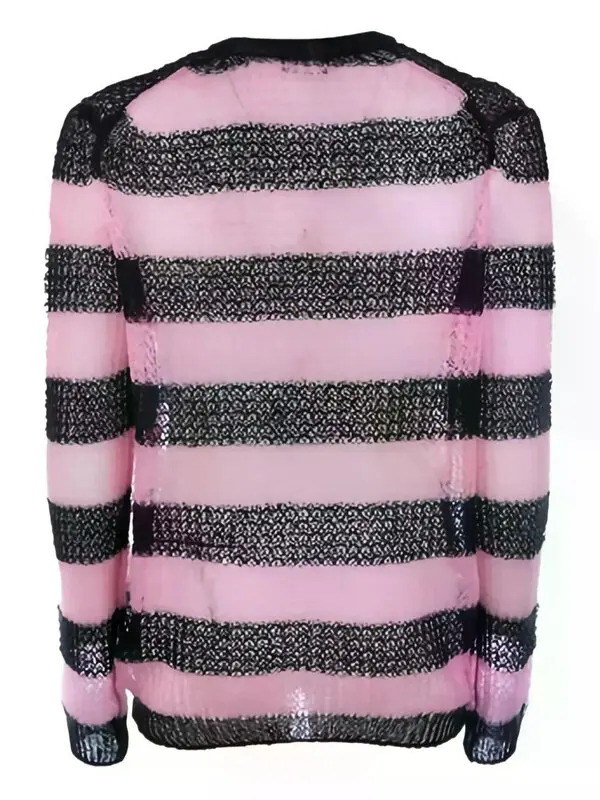 We11Done Striped Mohair Sweater