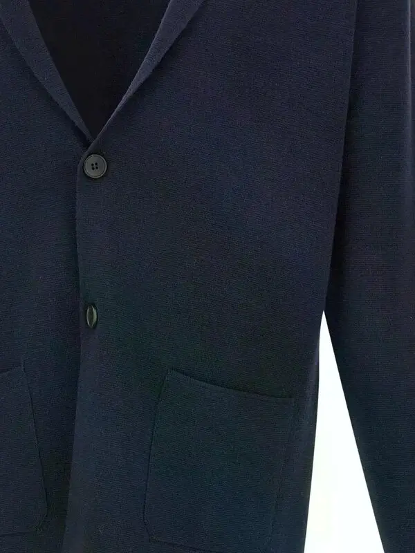 FILIPPO DE LAURENTIIS Peak-lapel Wool Cardigan