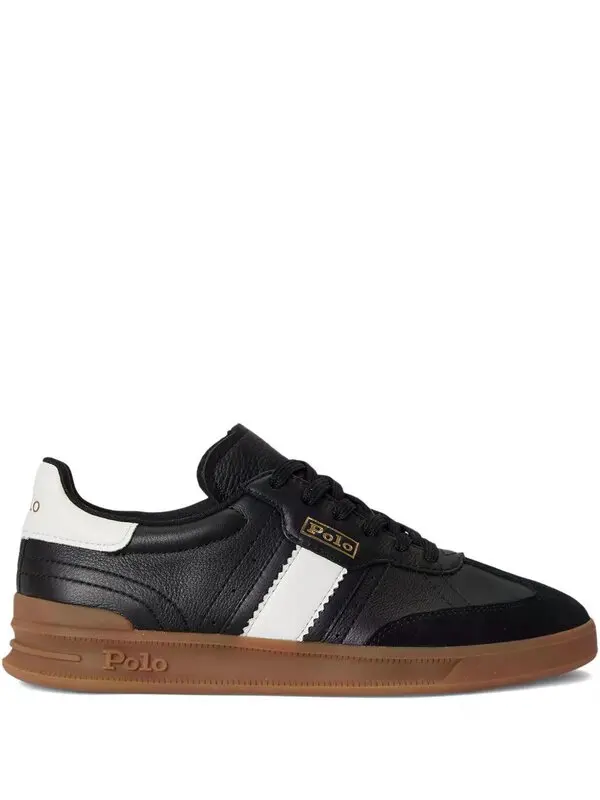 Polo Ralph Lauren Heritage Aera Suede Sneakers - Black