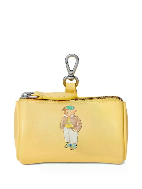 Polo Ralph Lauren Polo Bear-print Zip-around Wallet - Yellow