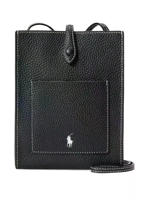 Ralph Lauren Play Leather Cross Body Bag - Black