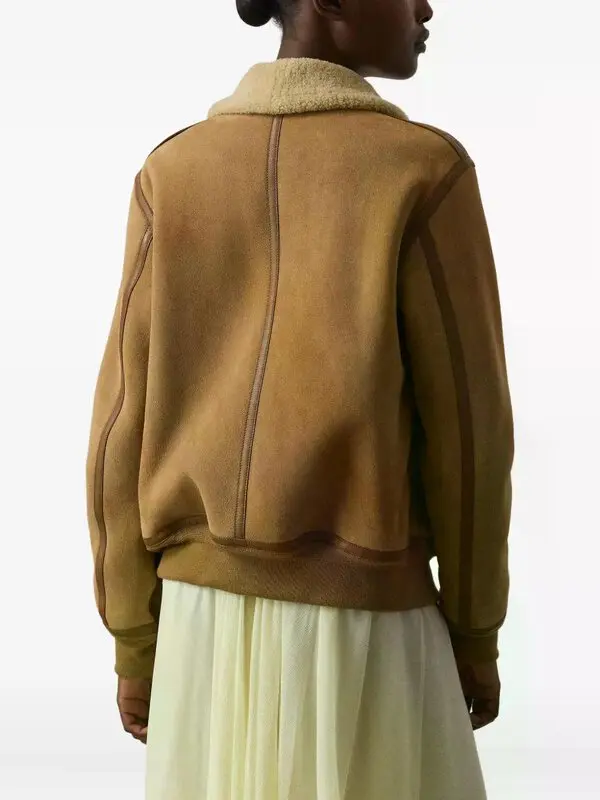 Ralph Lauren Shearling-collared Bomber Jacket
