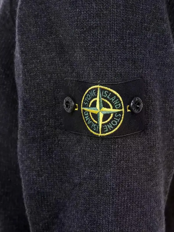 Stone Island Logo-patch Jumper - Grey