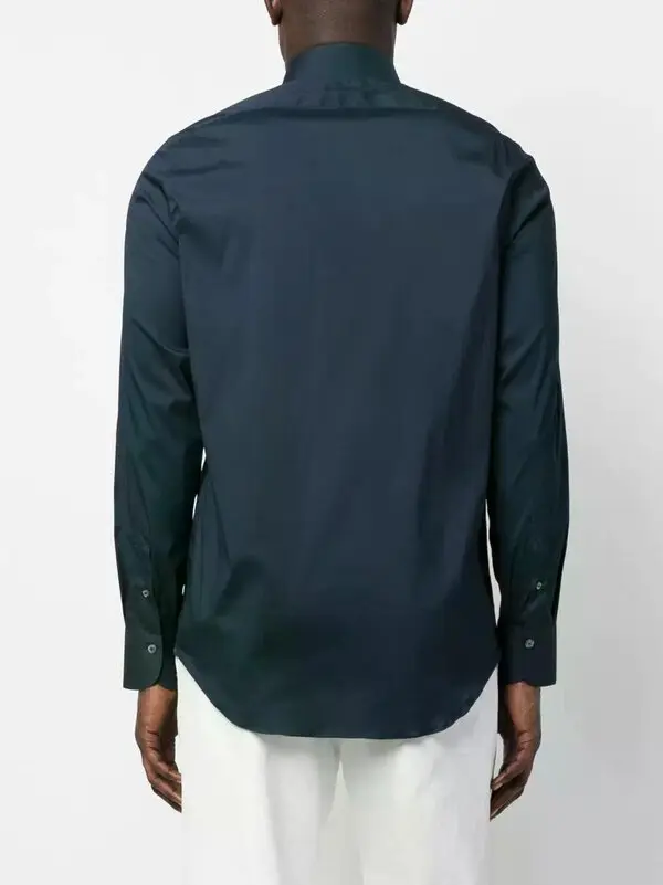 FINAMORE 1925 Plain Cotton-blend Shirt