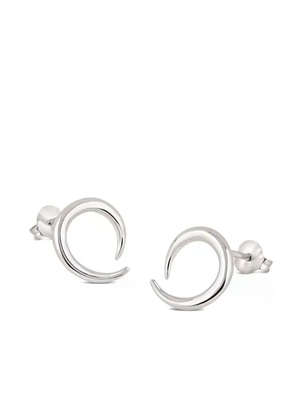 DINNY HALL Toro Horn Circle Earrings