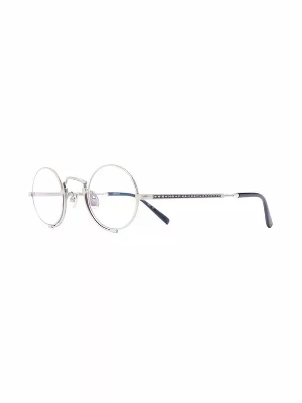 Matsuda 10103h Round-frame Glasses - Silver