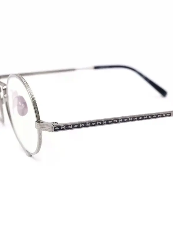 Matsuda 10103h Round-frame Glasses - Silver