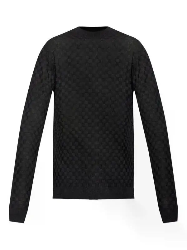 Giorgio Armani Textured Knit Sweater