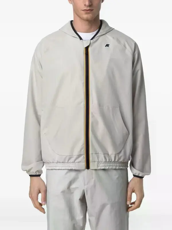 K-WAY Sia Hooded Zip-up Jacket - Grey