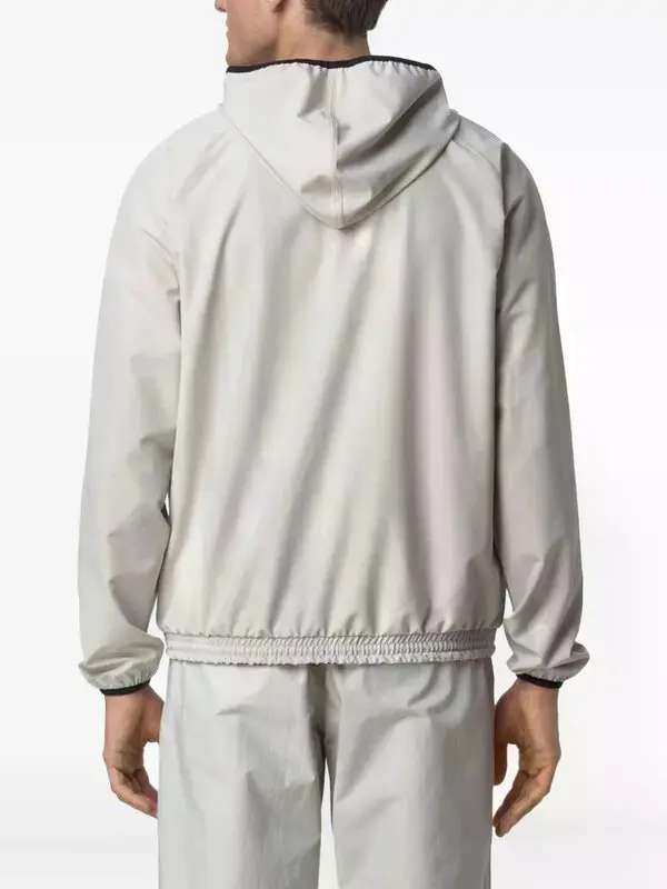 K-WAY Sia Hooded Zip-up Jacket - Grey
