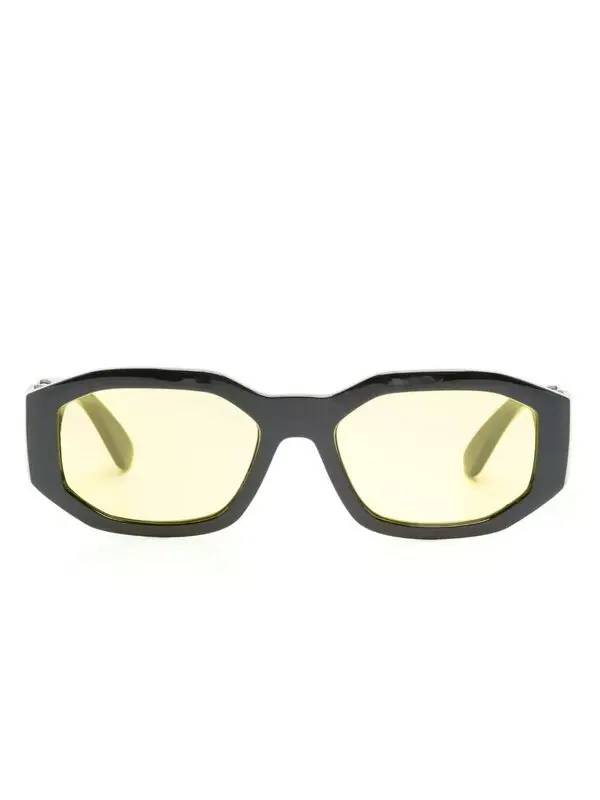 Versace Medusa Biggie Rectangle-frame Sunglasses