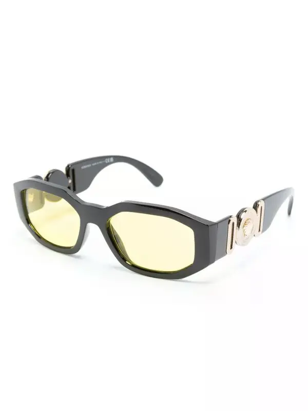 Versace Medusa Biggie Rectangle-frame Sunglasses
