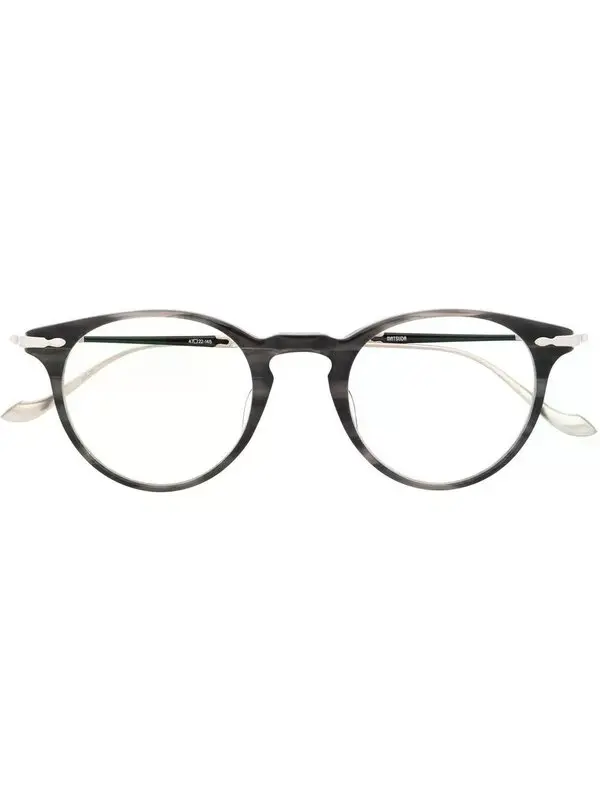 Matsuda Round-frame Glasses - Black