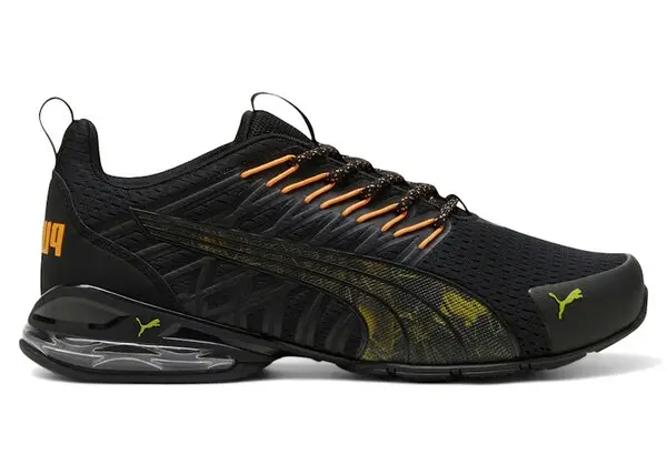 PUMA Voltaic Evo Retrofuture Sneakers - Puma Black/clementine/lime Pow