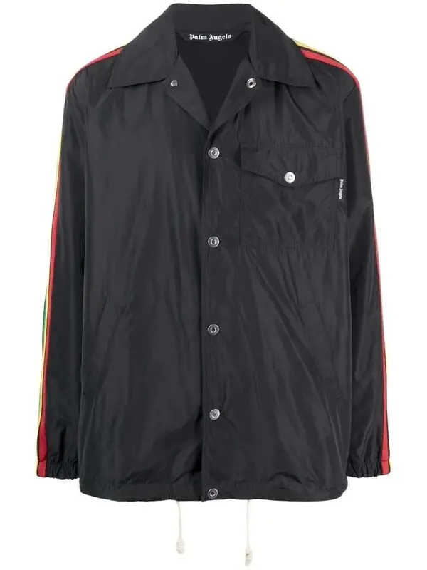 Palm Angels Miami Buttoned Coach Jacket