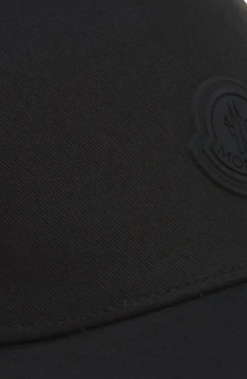 Moncler Logo Baseball Cap - Black