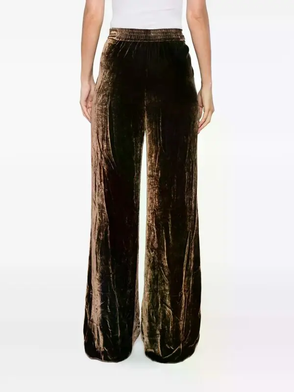Etro Wide Leg Velvet Trousers