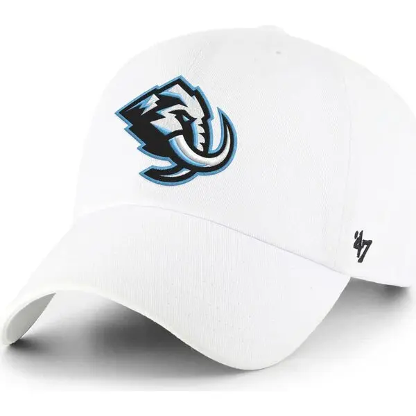 '47 Utah Mammoth Clean Up Adjustable Hat - White