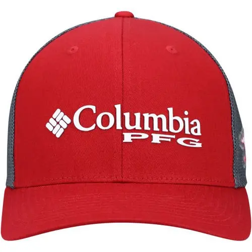 Columbia Arkansas Razorbacks Pfg Snapback Adjustable Hat