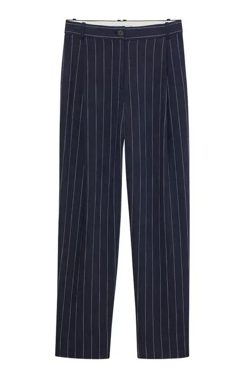 M.M.LAFLEUR Pinstriped Fitz Trouser