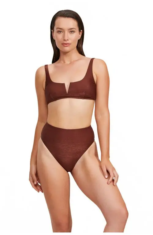 LUMA GOTTEX V-wire Bikini Top - Bronze