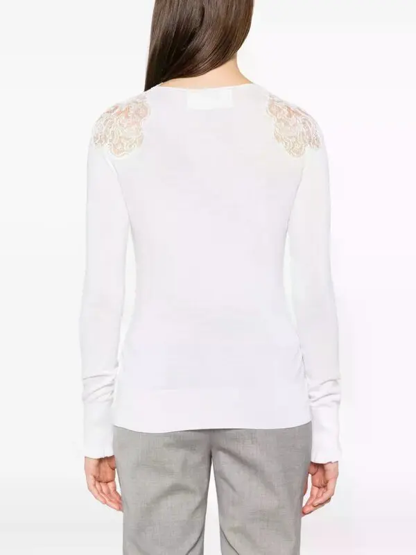 Ermanno Scervino Lace-insert Blouse