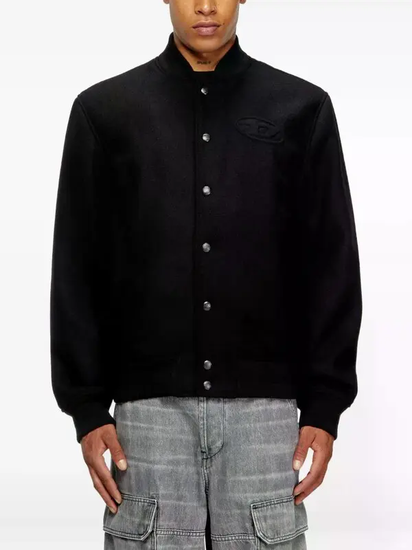 DIESEL® Embroidered Logo Bomber Jacket