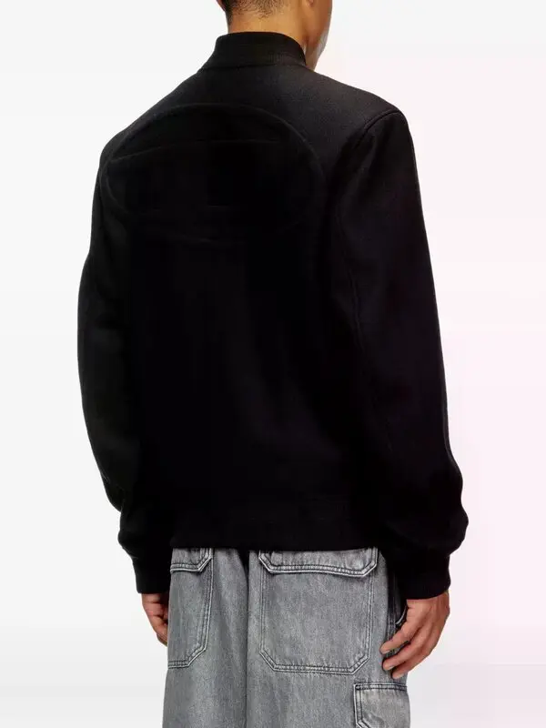 DIESEL® Embroidered Logo Bomber Jacket