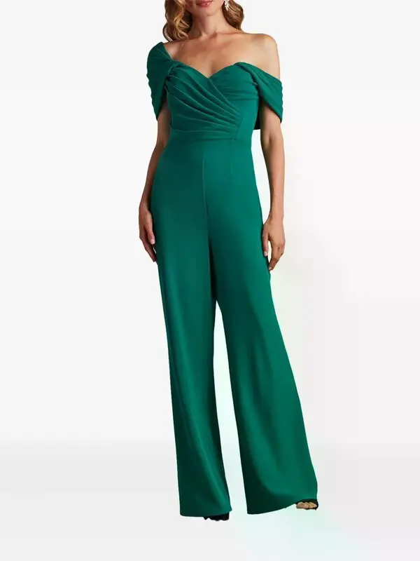 Tadashi Shoji Draped Off-shoulder Jumpsuit