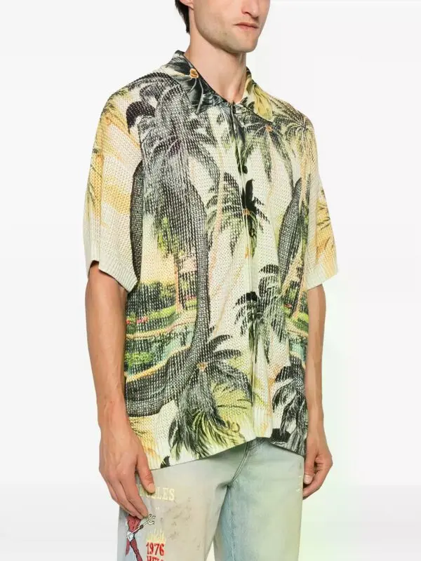 Amiri Palm Tree-print Shirt