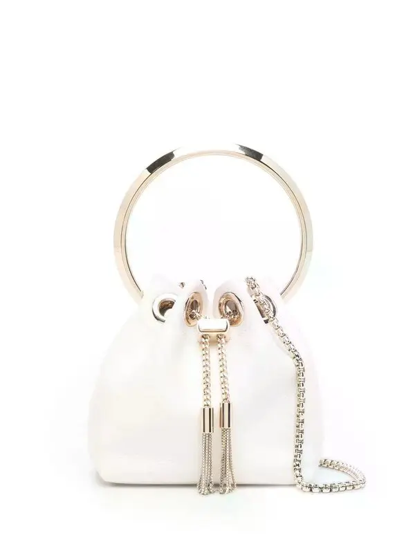 JIMMY CHOO Micro Bon Bon Bag - White