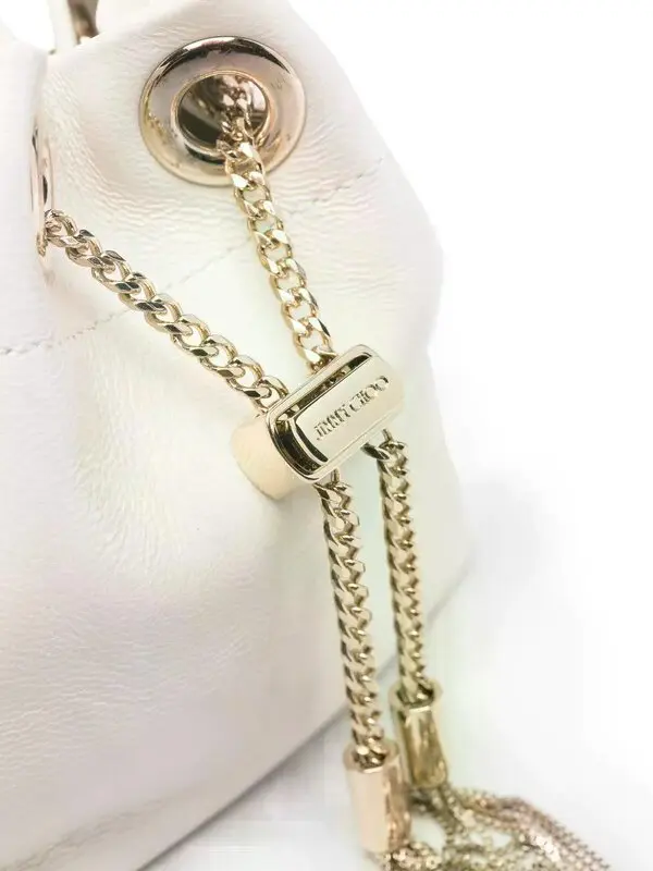 JIMMY CHOO Micro Bon Bon Bag - White