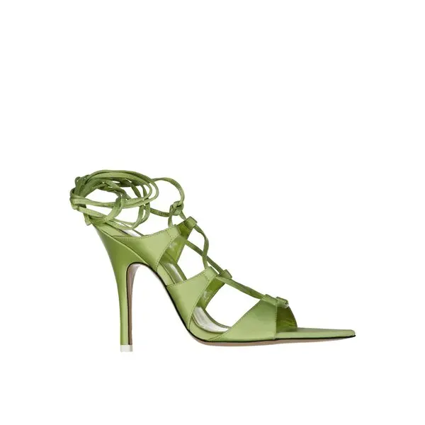 Attico Reneè Satin Sandals