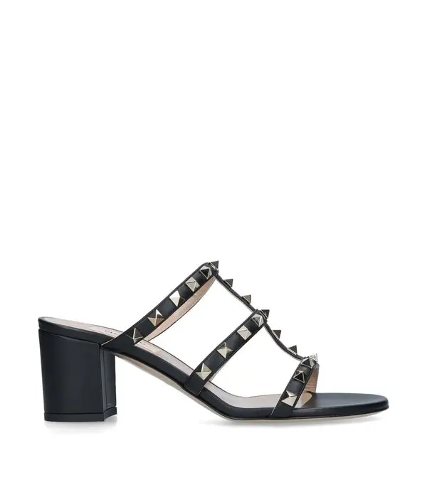 Valentino Garavani Leather Rockstud Mules