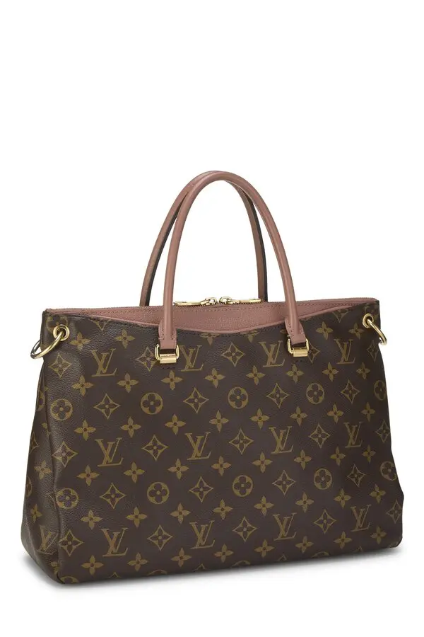 LOUIS VUITTON Monogram Canvas Pallas Bag - Brown