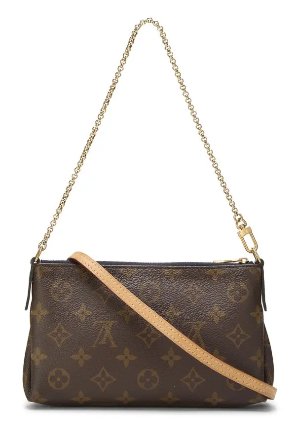LOUIS VUITTON Monogram Pallas Clutch - Navy