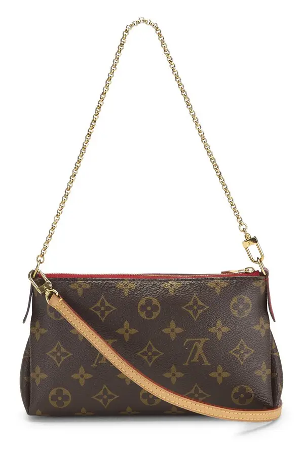 LOUIS VUITTON Monogram Pallas Clutch - Red