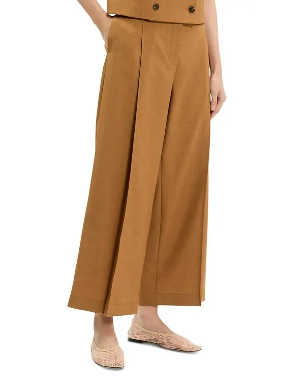 Theory Deep Pleated Pants - Copper