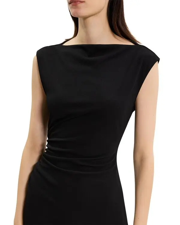 Theory Boat Neck Midi Dress