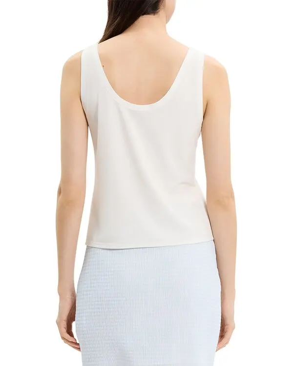 Theory Sweater Trim Double Scoop Tank