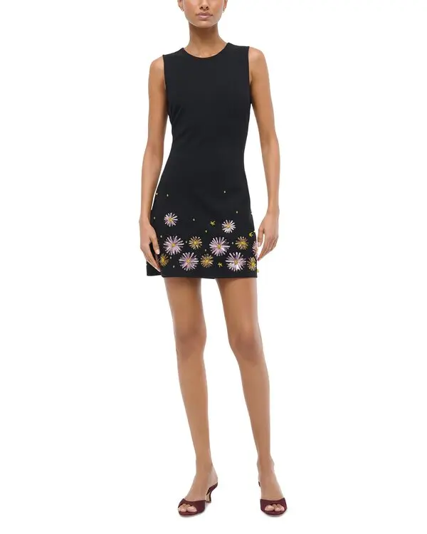 Staud Mercer Embellished Mini Dress