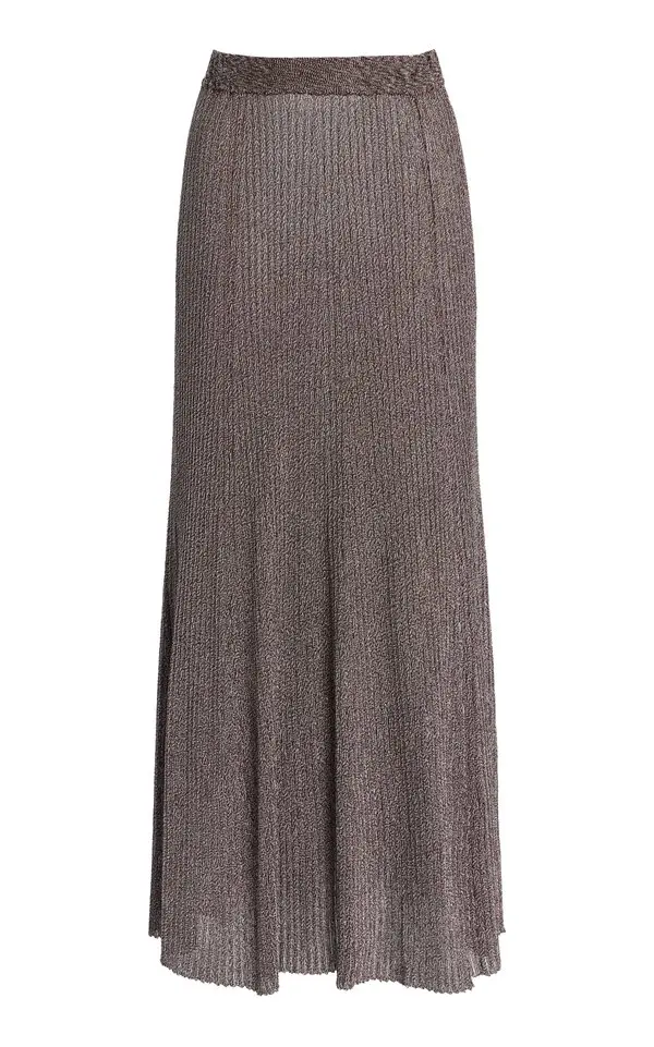 Ulla Johnson Renae Knit Maxi Skirt - Grey