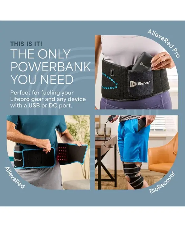 LIFEPRO Portable Powerbank For Allevared