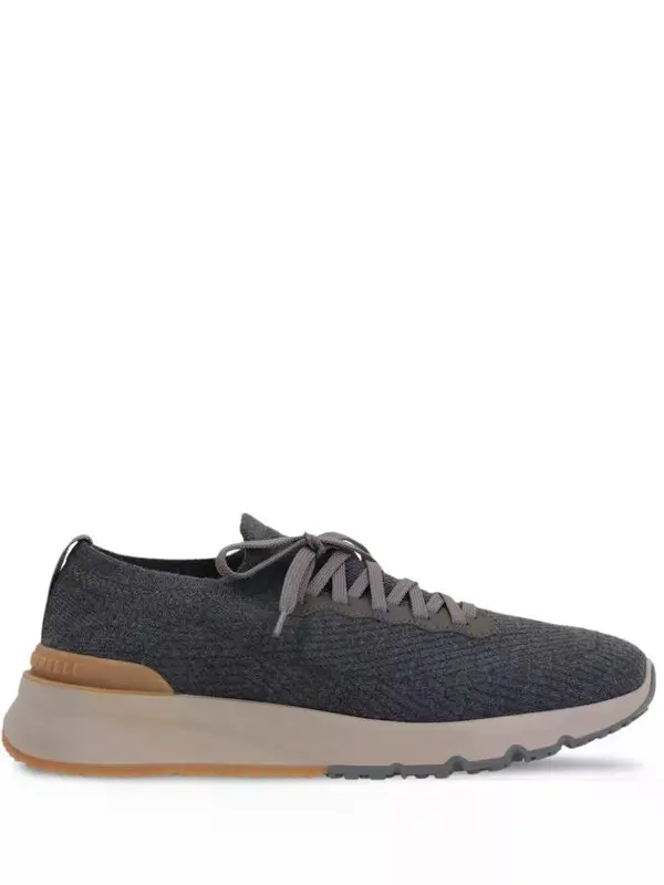 Brunello Cucinelli Knitted-upper Sneakers