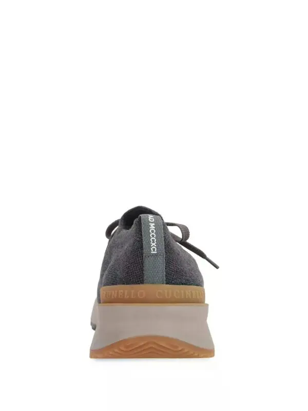 Brunello Cucinelli Knitted-upper Sneakers